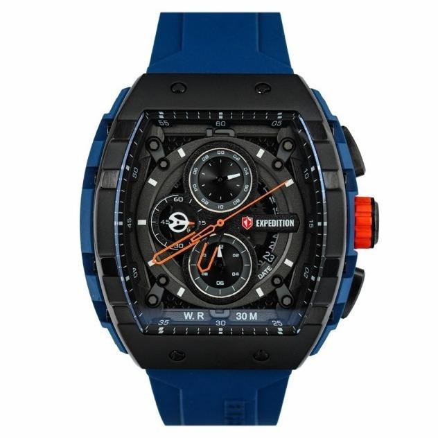 Jual Expedition E 6782 Chronograph Pria Rubber Strap Original | Shopee ...