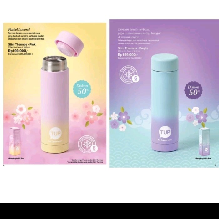 Jual SLIM TERMOS TUPPERWARE ORIGINAL | Shopee Indonesia