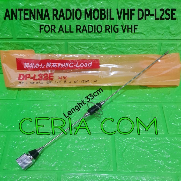 Jual Promo Antena Rig Mobil Dp L2Se Vhf 150Watt Antenna Mobil Dp-L2Se Rig Vhf Ori Bergaransi ...