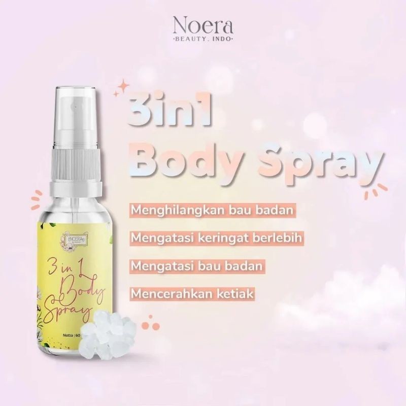 Jual Noera 3 in 1 Body Spray | Shopee Indonesia