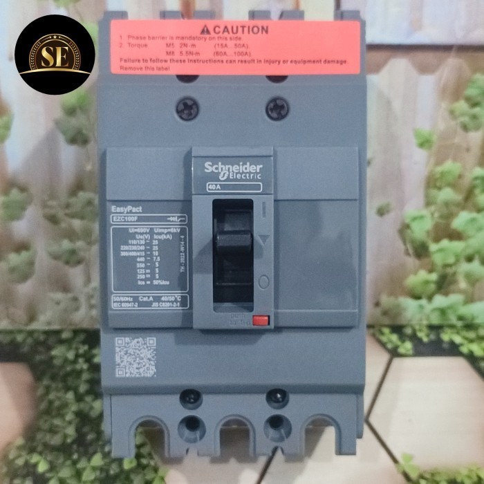 Jual Baru!! MCCB Breaker Schneider EZC100F 3P 40A 30A 25A 20A 15A 3phase | Shopee Indonesia