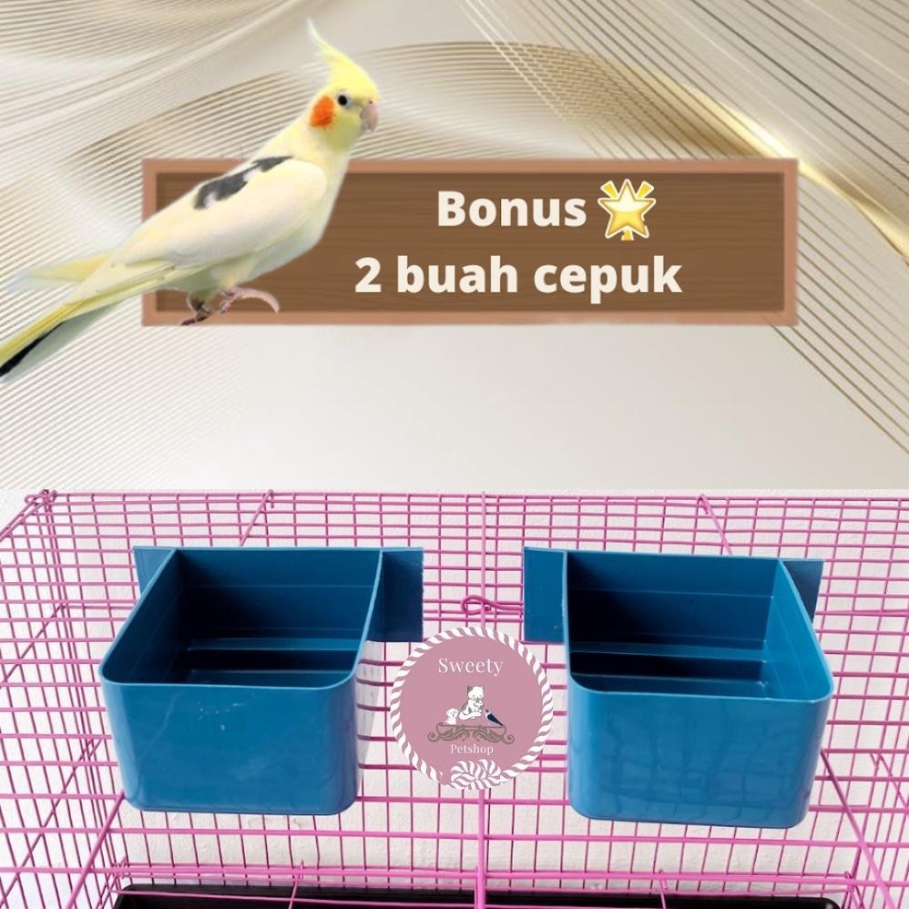 Jual SANGKAR UMBARAN KOTAK KANDANG BESI LIPAT UKURAN SIZE M MEDIUM ...