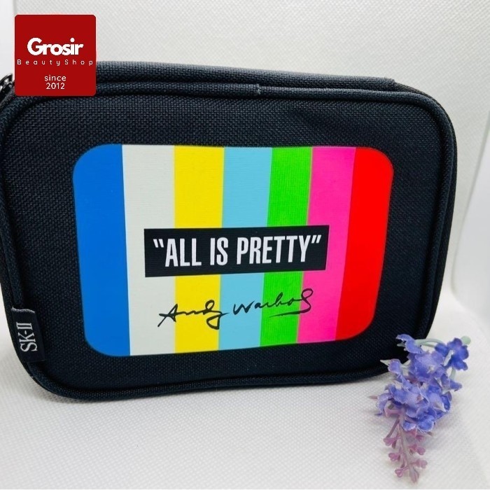 Jual Sk-Ii Exclusive Tas Pouch Andy Warhol | Shopee Indonesia
