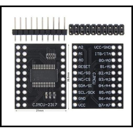 Jual HOT DEAL MCP23017 SERIAL INTERFACE MODULE IIC I2C SPI MCP23S17 BIDIRECTIONAL 16 ...