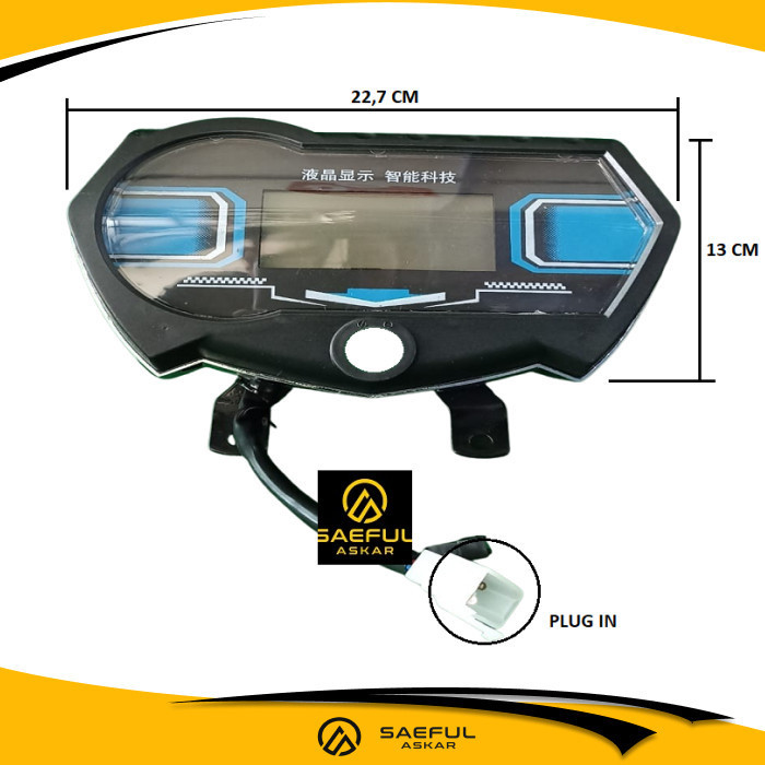 Jual INDIKATOR SPEEDO METER MOTOR 48-72V MOTOR LISTRIK | Shopee Indonesia