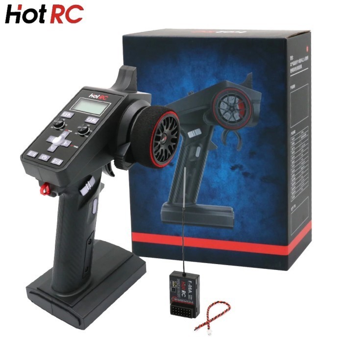 Jual transmitter HOTRC CT-600 6ch atau CT-6A 600mtr for rc car rc boat ...
