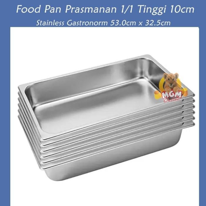 Jual Food Pan Prasmanan Stainless Ukuran 1/1 Tinggi 10Cm / Wadah ...