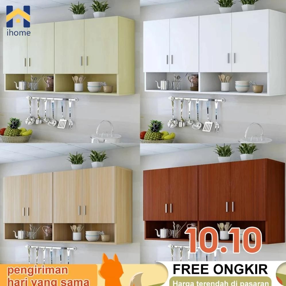 Jual Rak Gantung Dapur Kitchen Set 3 Pintu Lemari Kabinet Dapur Rak ...