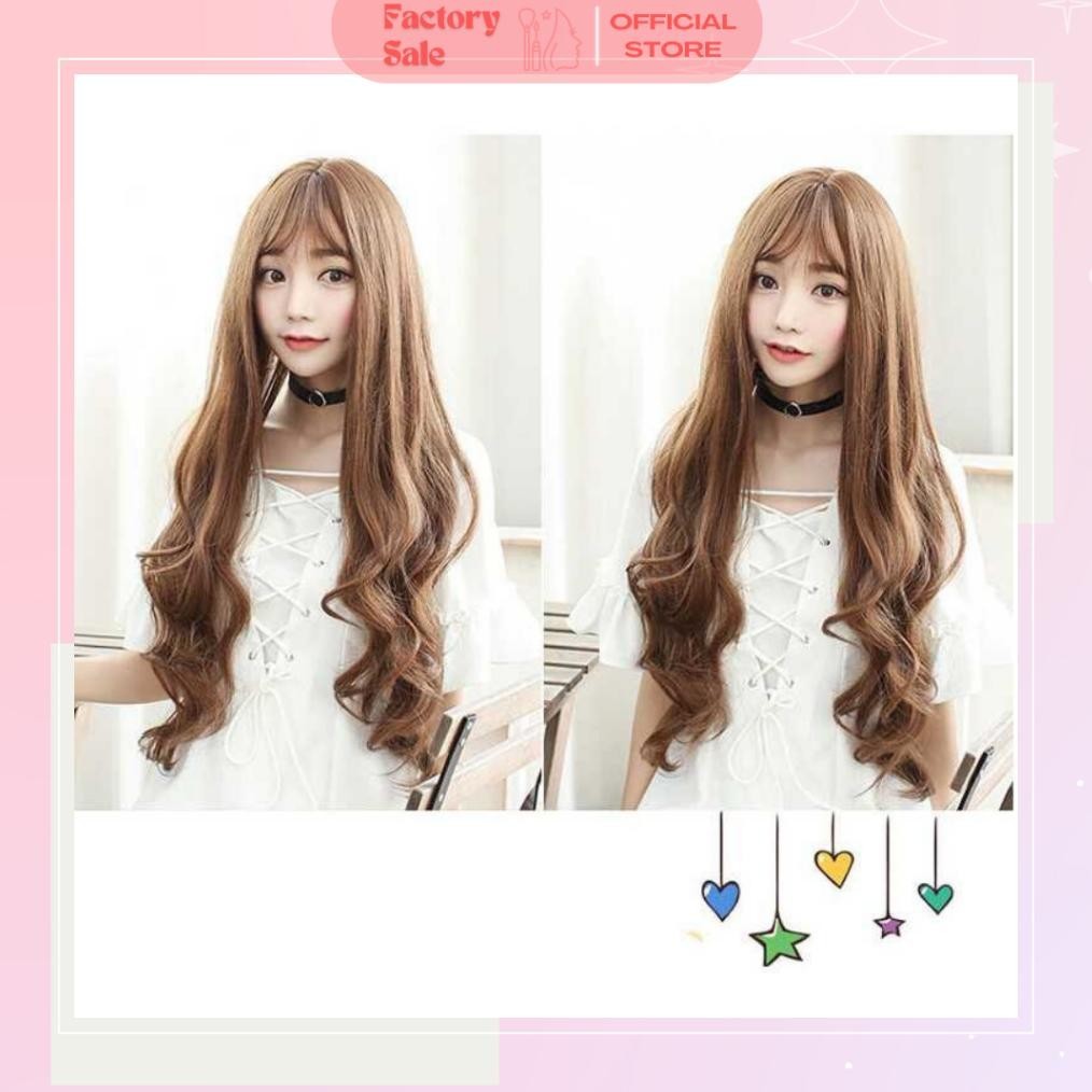 Jual Wig Rambut Palsu Model Wavy Curly 65 cm | Shopee Indonesia
