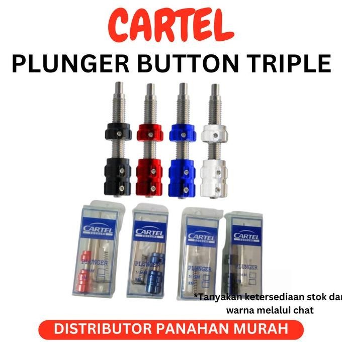 Jual CARTEL PLUNGER BUTTON TRIPLE / COMPONEN / PLUNGER / CARTEL ...