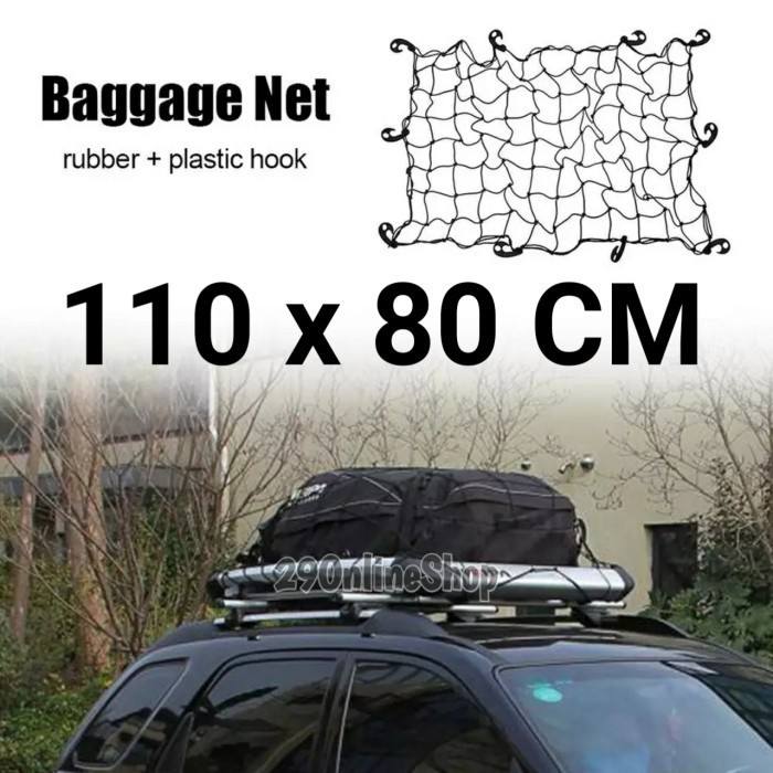 Jual Tali Jaring Hook Atap Bak Net Cargo Bagasi Storage Roof Rack Mobil ...