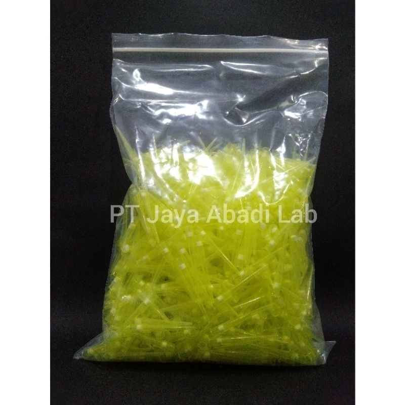 Jual pipet pipette tip with filter 20 - 200 uL yellow tips filter isi ...
