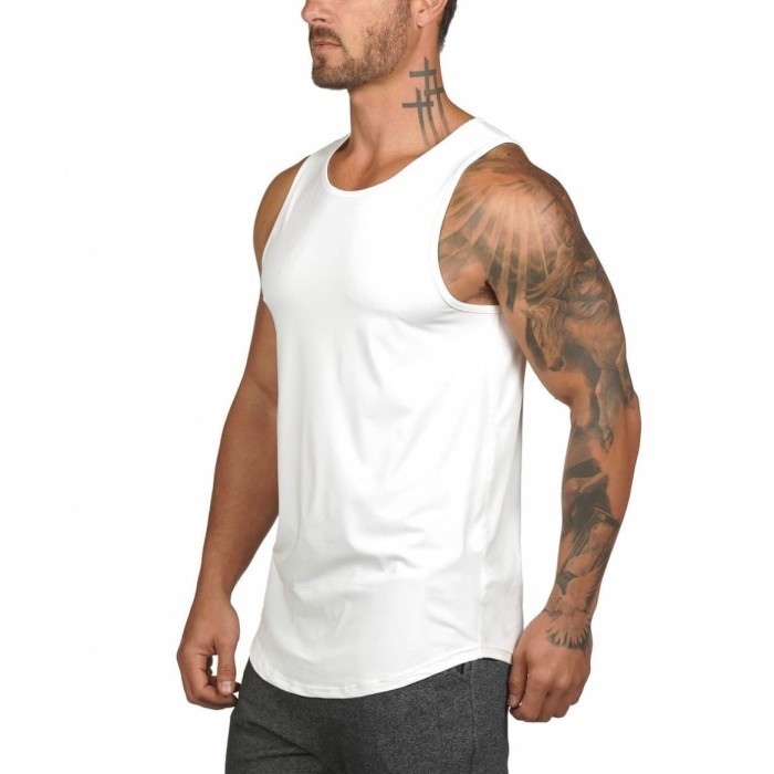 Jual Tank Top Muscle Top Pria, Gym Tank Top Pria | Shopee Indonesia