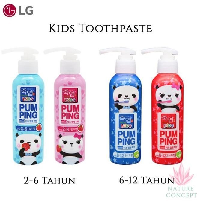 Jual Odol Pasta Gigi Anak2 Lg Korea Bamboo Salt Kids Toothpaste ...