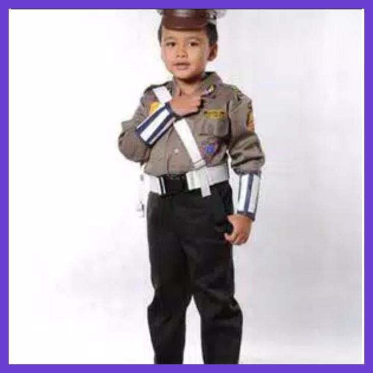 Jual New Seragam Polantas Anak Tk/Baju Polisi Anak Tk | Shopee Indonesia