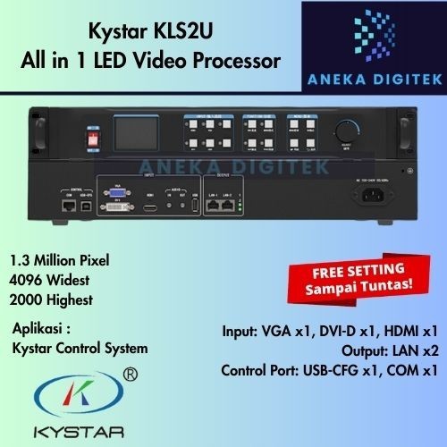 Jual Kystar KLS2U LED Video Processor Videotron Controller Sending Box ...