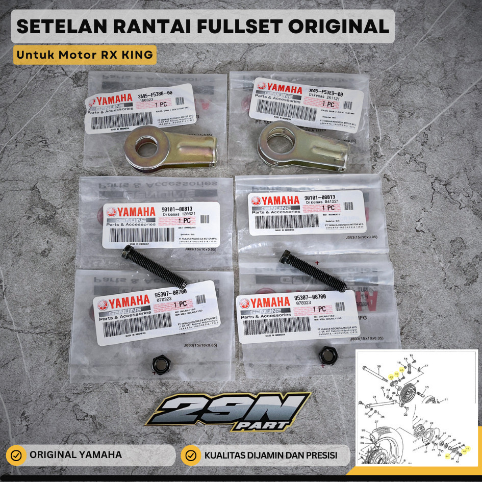 Jual STELAN RANTAI STELAN RANTE SET DAN BAUD DAN MUR RX KING RXS RXK ...