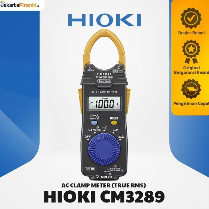 Jual Harga Diskon Digital Tang Ampere Ac Clamp Meter Multimeter Hioki Cm3289 True Rms | Shopee ...