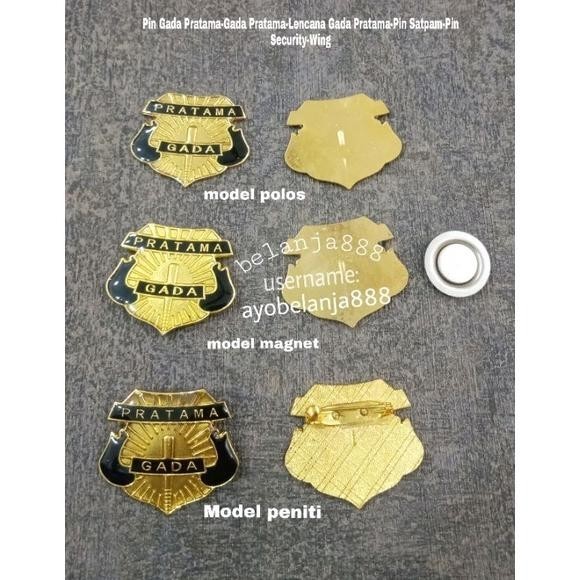 Jual Pin Gada Pratama-Gada Pratama-Lencana Gada Pratama-Pin Satpam-Pin ...