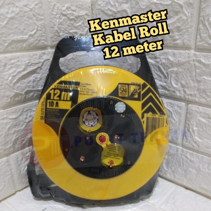 Jual KABEL ROLL KENMASTER 12 METER 4 LUBANG / KABEL ROLL KENMASTER ...