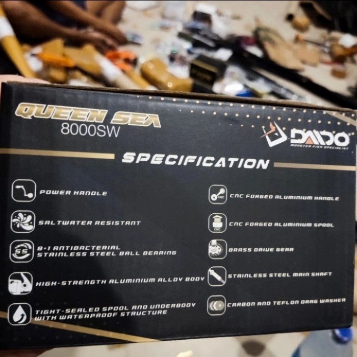 Jual Reel Limited Daido Queen Sea Sw 6000 8000 | Shopee Indonesia