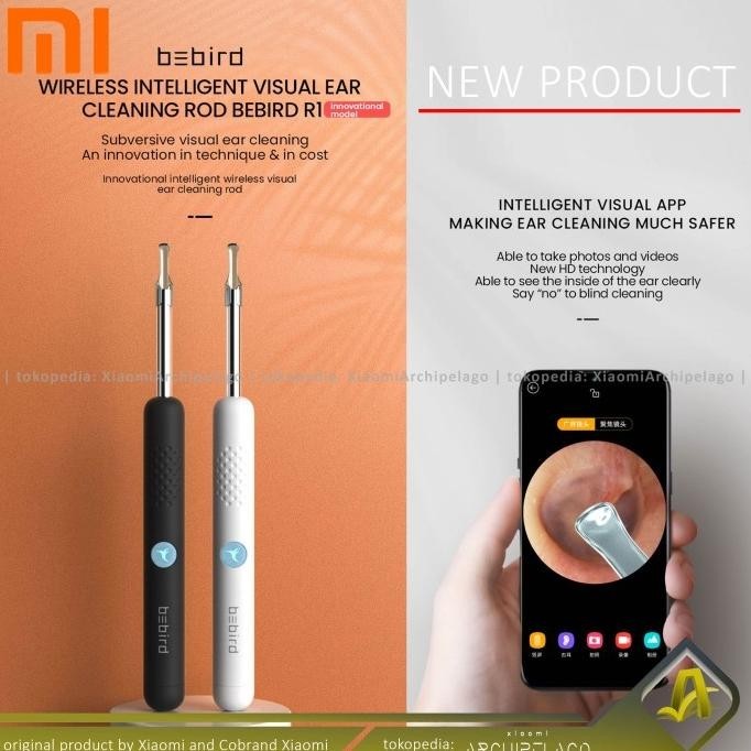 Jual Bebird R1 Youpin Smart Visual Ear Sticks Korek Kuping Kamera ...