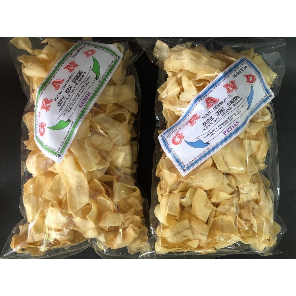 Jual Keripik Serat Singkong cap Grand @200gr | Shopee Indonesia