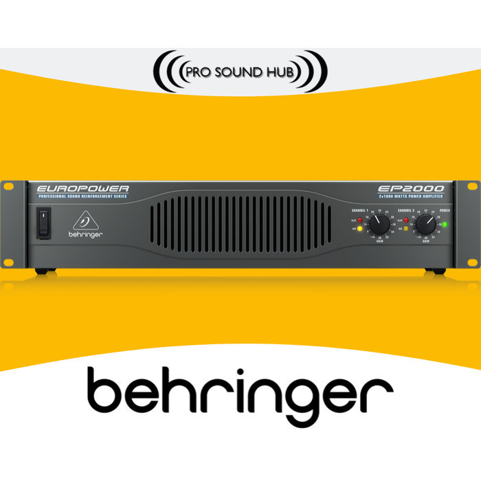 Jual Behringer Ep2000 Ep-2000 Ep 2000-Watt Stereo Power Amplifier 2 ...