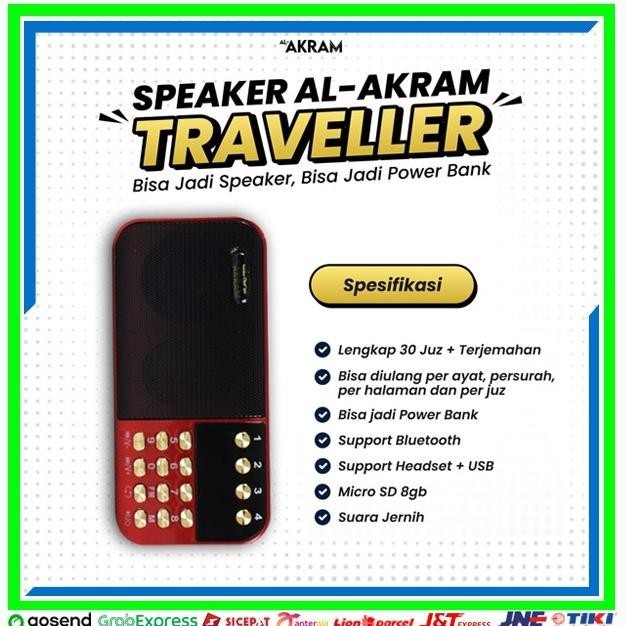 Jual Baru Speaker Murottal Alquran Digital Lengkap 30 Juz Al-Akram Traveller | Shopee Indonesia