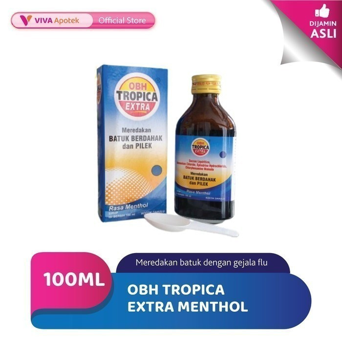 Jual Obh Tropica Extra Menthol untuk Meredakan Batuk Berdahak & Flu ...