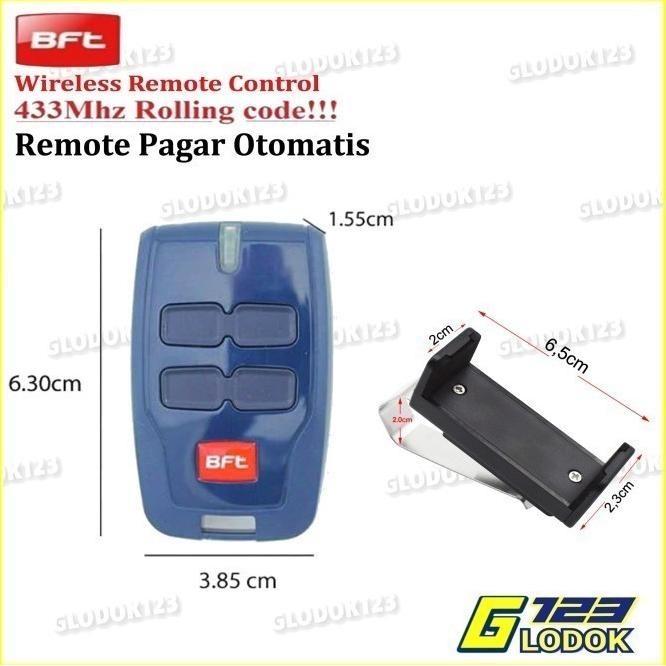 Jual Remote Bft Pembuka Pintu Gerbang Pagar Garasi Otomatis Automatic Gate | Shopee Indonesia