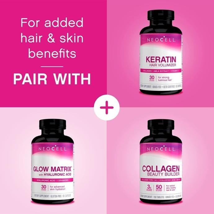 Jual Neocell Super Collagen Vitamin C Biotin 180 Tabs - Awet Muda Mulus ...