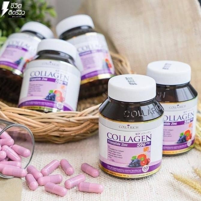 Jual Colla Rich Collagen Capsules Thailand Original 100% | Shopee Indonesia
