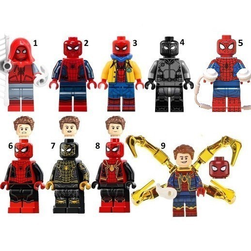 Jual Marvel Spiderman Homecoming Tom Holland Minifigure Lego | Shopee ...