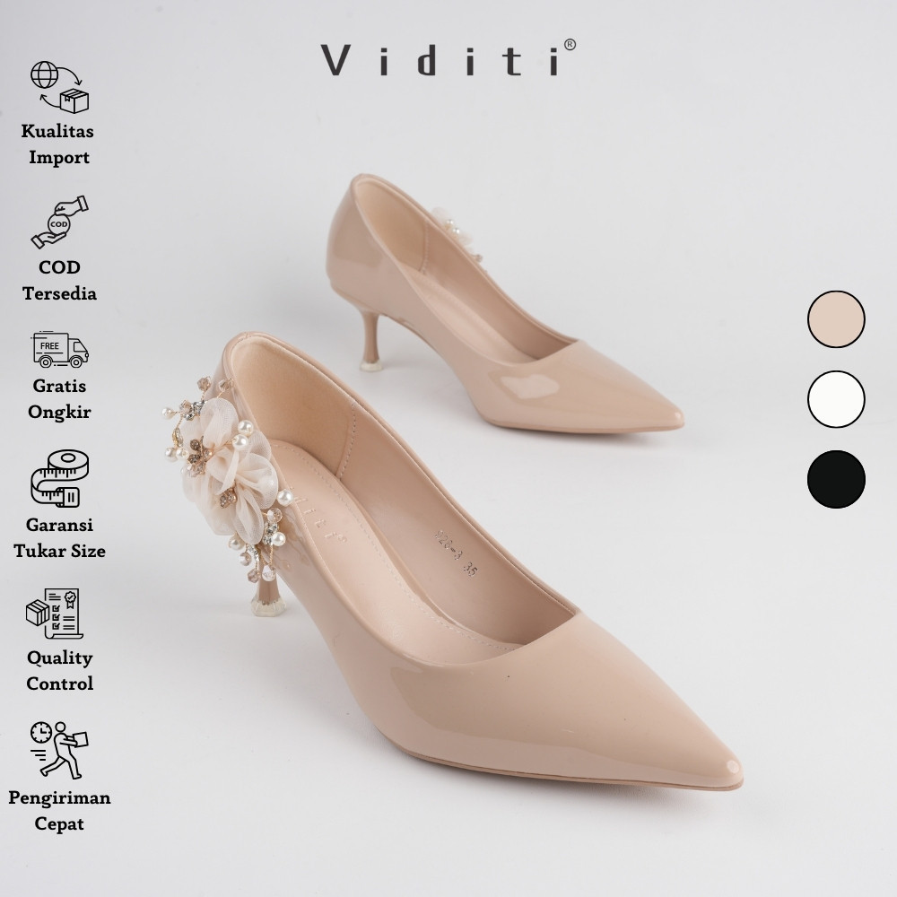 Jual Viditi Sabrina glossy Heels 6 cm | Shoes | Sepatu Import Wanita ...
