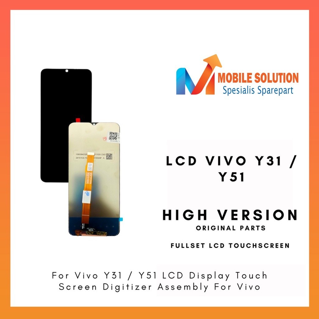 Jual Grosir LCD Vivo Y31 2020 / Y51 2020 / Y31s / Y33s / Y55s / Y51A / Y72 5G / Y76s / Y76 5G ...