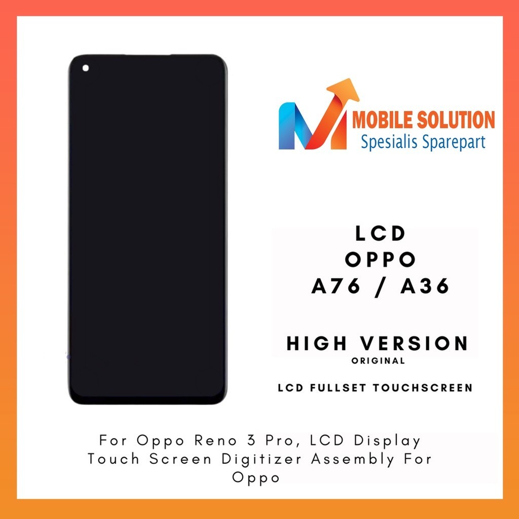 Jual Grosir LCD Oppo A76 / LCD Oppo A36 ORIGINAL 100% Fullset Touchscreen - Parts Garansi 1 ...