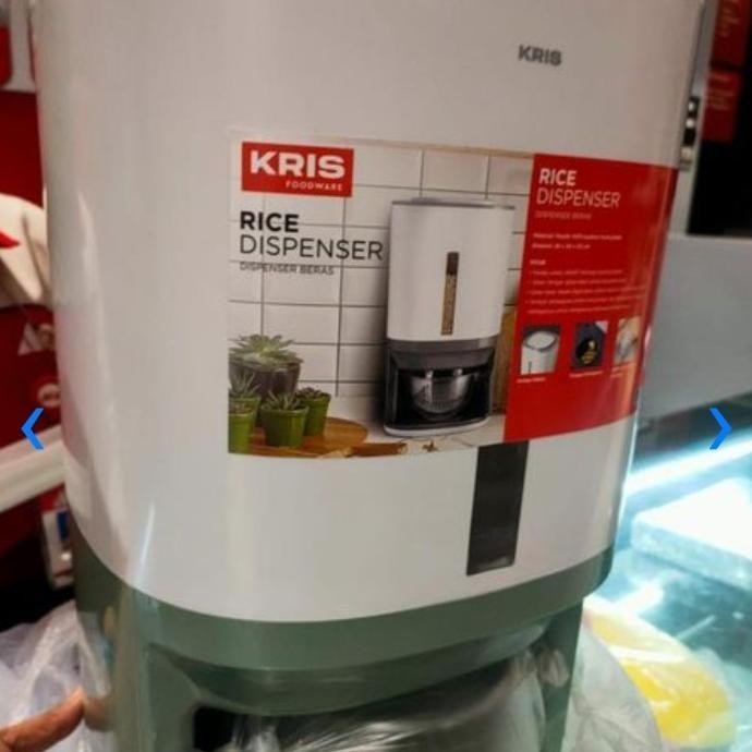 Jual Rice Dispenser Kris Tempat Beras 12 Kg White | Shopee Indonesia