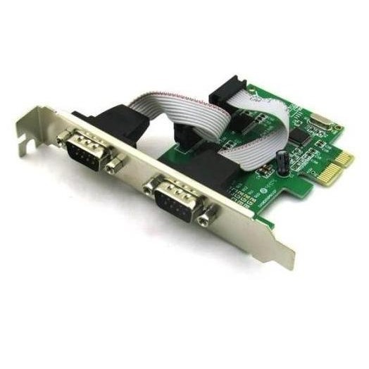 Jual PCI EXPRESS PCI-E x1 x16 DB-9 RS232 2 PORT DB9 RS-232 SERIAL COM ...