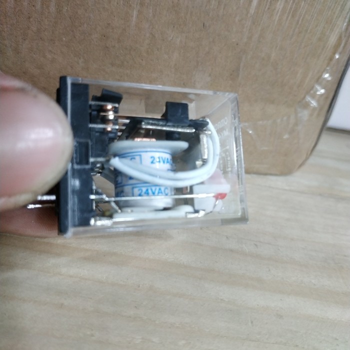 Jual Paling Baik Relay Omron My2/My2N 24Vac+Socket 8Kaki/Relay 24Vac ...