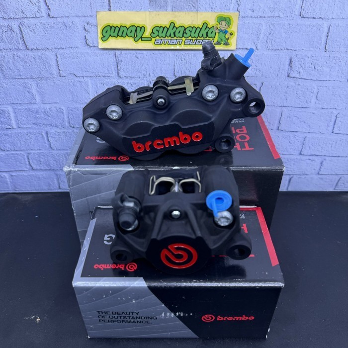 Jual Kaliper Brembo 4 Piston 1 Pin & Kaliper Brembo 2 Piston 1 Pin Set Ori Murah | Shopee Indonesia