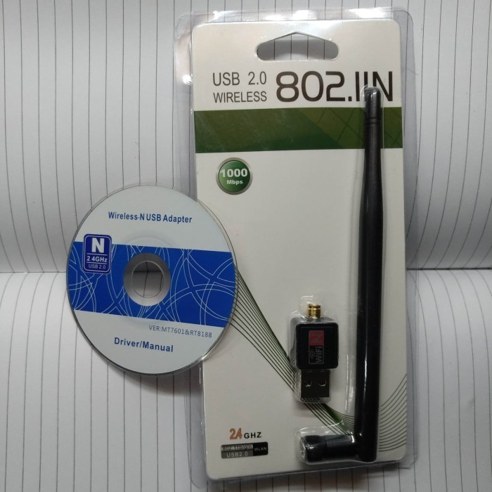 Jual ~~~~~] USB WIFI 900Mbps + Antena Wireless adapter 802.11N bukan tp link Dlink | Shopee ...