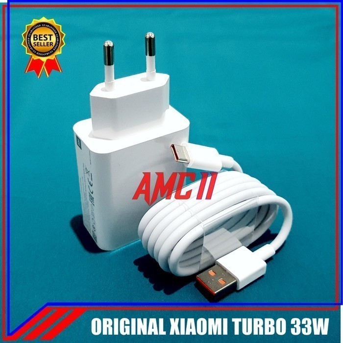 Jual Charger Xiaomi Poco X3 Pro Tur Charge Original 100% 33 Watt Type C ...
