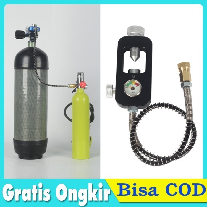 Jual >>>>>] Regulator Scuba Regulator Pengisian Scuba Tank Adapter 40 ...