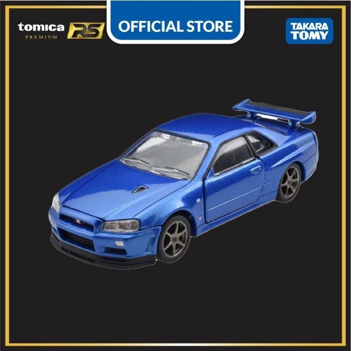 Jual Tomica Premium RS Nissan Skyline GT-R V-spec II Nur (Bayside Blue) | Shopee Indonesia