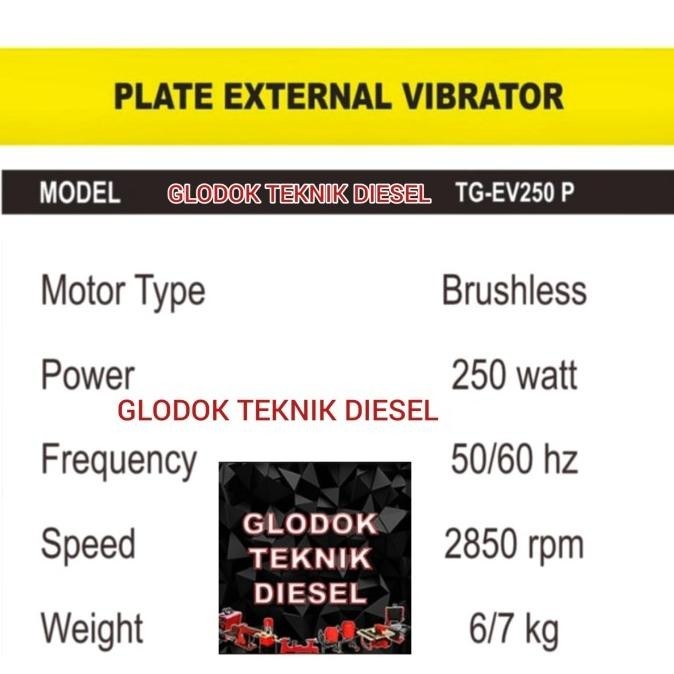 Jual Mesin Vibrator Tigon Tg-Ev 250P Plester Perata Semen Model Setrika Kualitas Premium ...