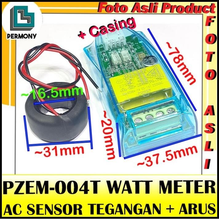 Jual HOT DEAL PZEM-004T WATT METER SENSOR AC CURRENT VOLTAGE PZEM004T ...