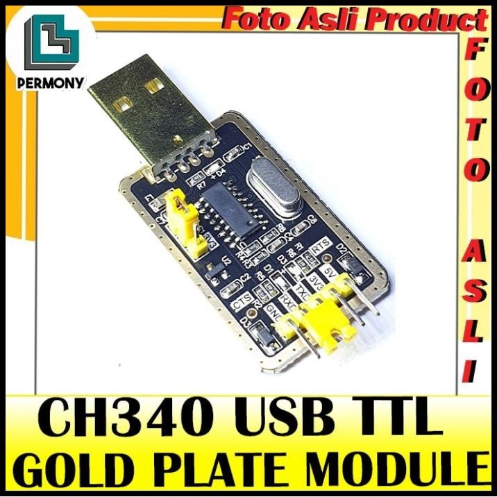 Jual TERMURAH GOLD CH340G RS232 ADAPTER MODULE USB TO TTL CH-340G MODUL !!!!! | Shopee Indonesia