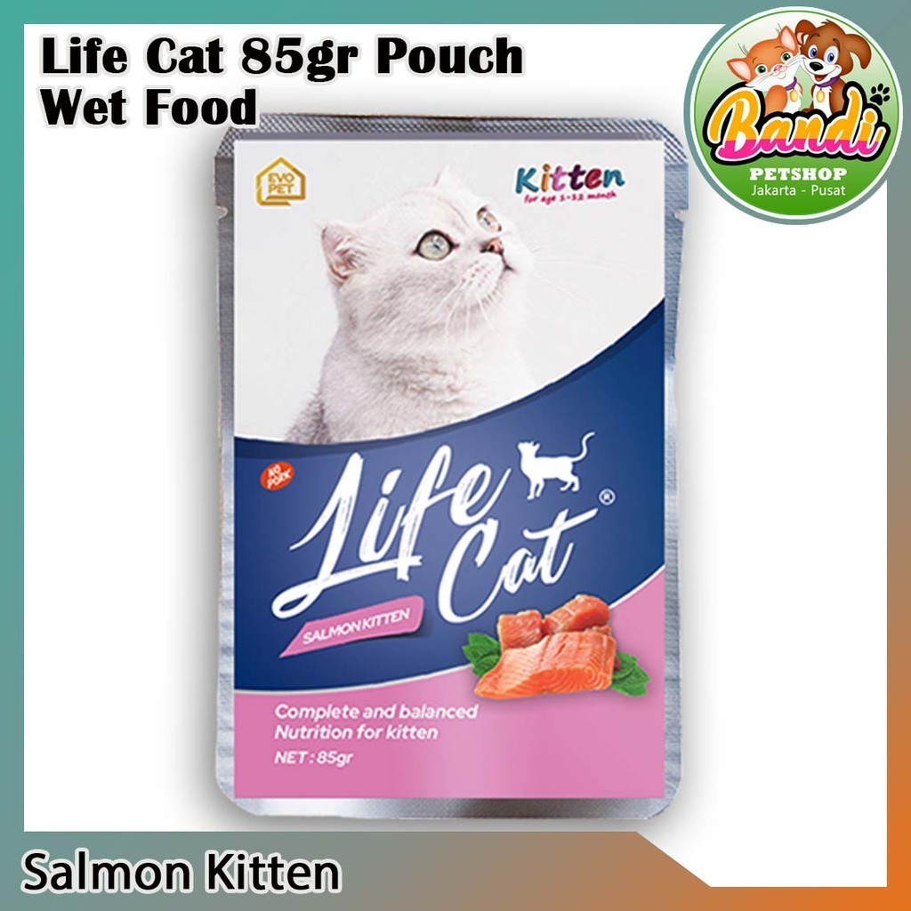 Jual LIFE CAT Pouch 85 gr, Makanan basah Kucing lifecat di Bandi ...