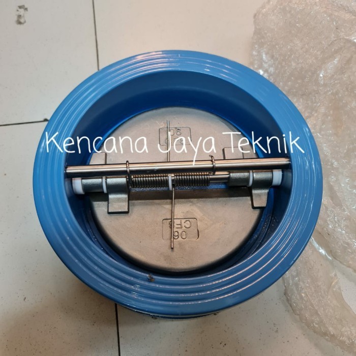 Jual Ready TOZEN Wafer Check Valve Cast Iron JIS 10K / PN16 4" Inch ...